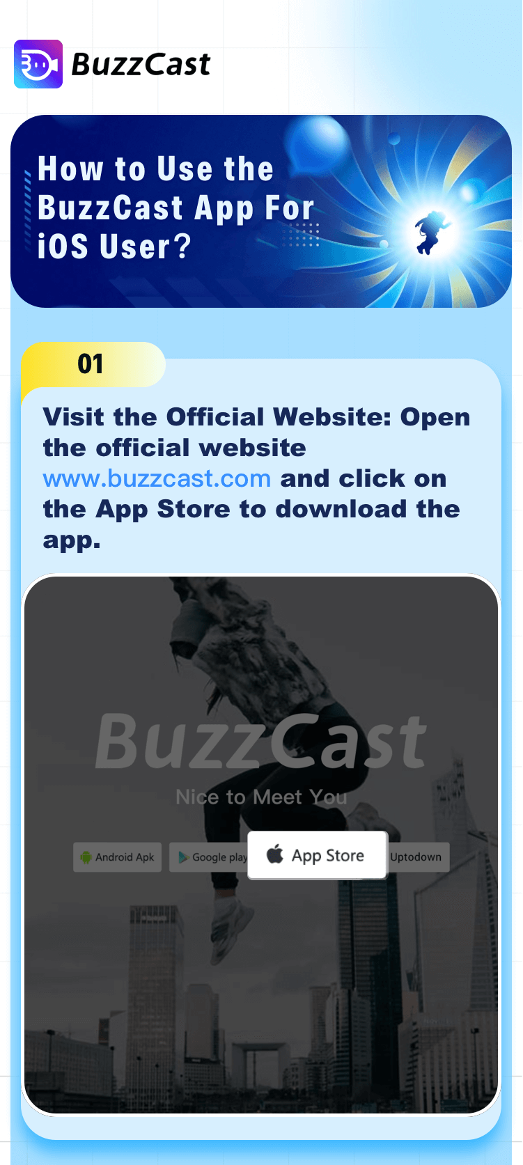 How to Use the BuzzCast App For iOS User